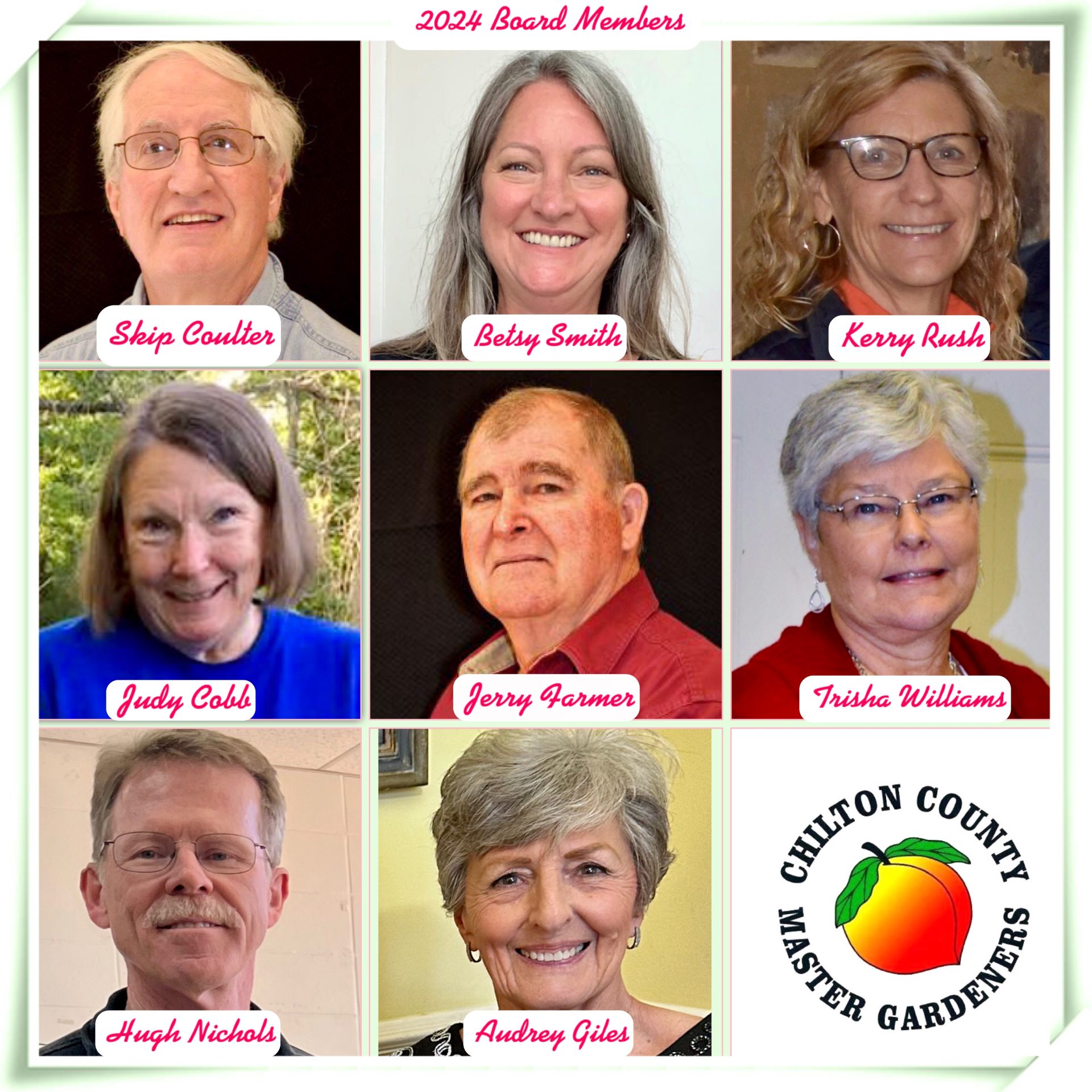 2024 Officers, Board Members, and Team Leaders - Chilton County Master Gardeners | Alabama ...